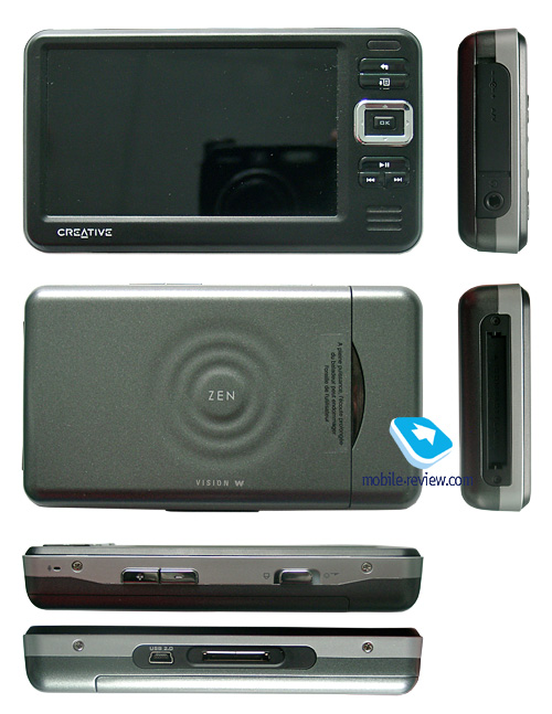 Mobile-review.com Обзор персонального медиаплеера Creative Zen Vision W